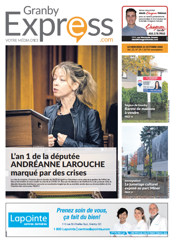 21 OCTOBRE 2020 - Le Granby Express