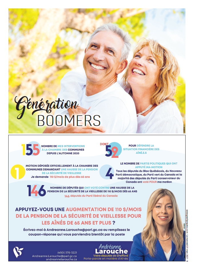 31 mars 2021 - Génération Boomers - Le Granby Express