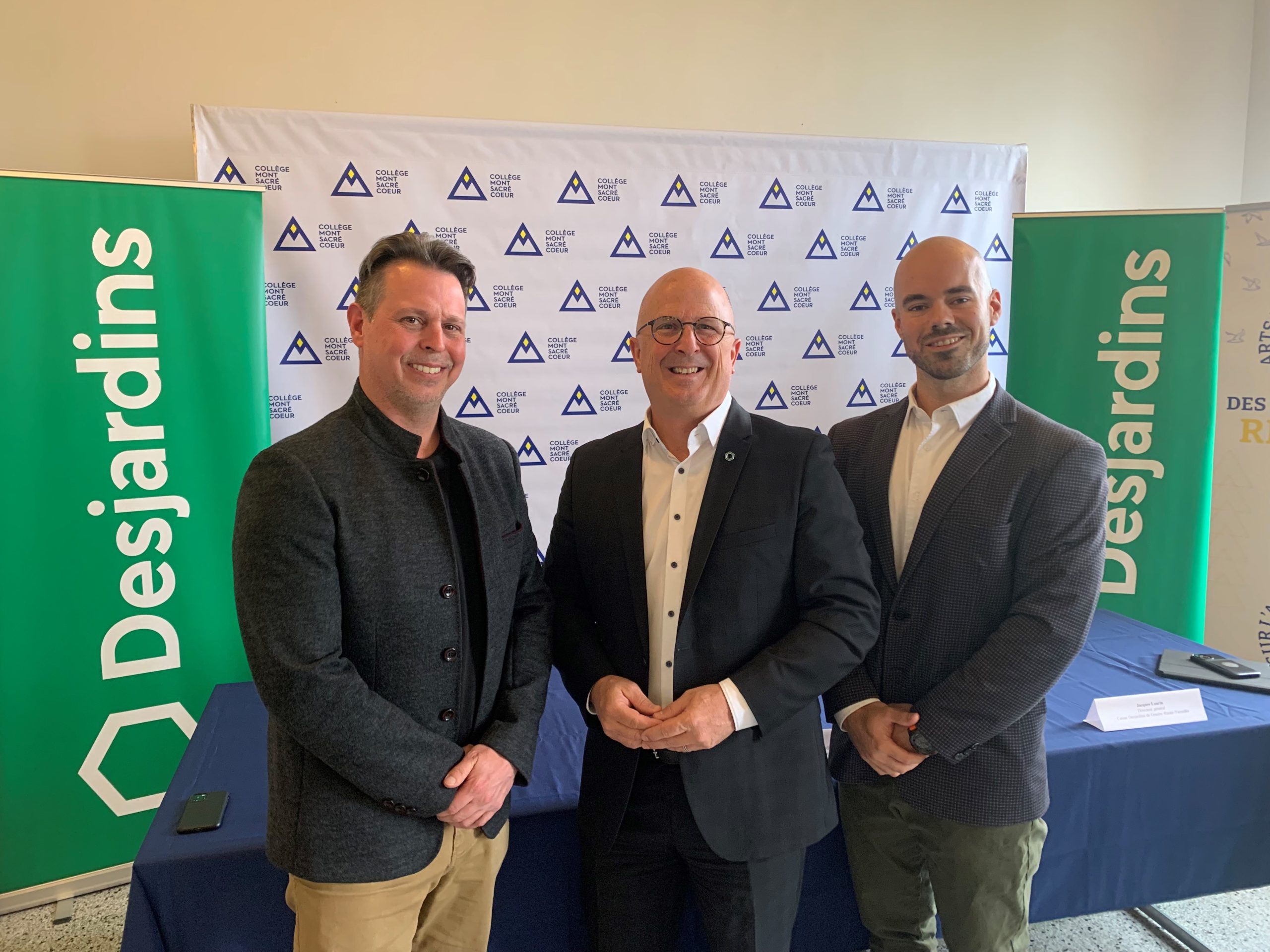Desjardins offre 100 000 $ au Collège Mont-Sacré-Cœur pour son futur ...