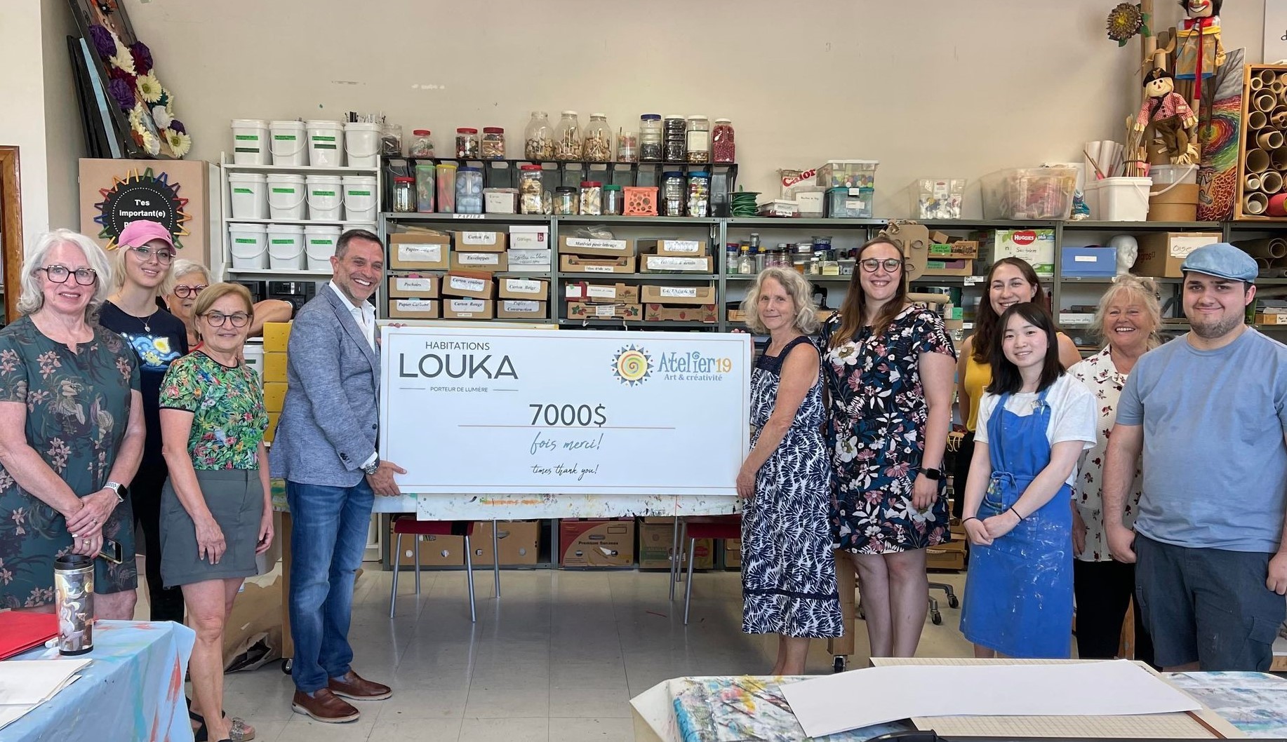 Un important don pour l'Atelier 19 - Le Granby Express