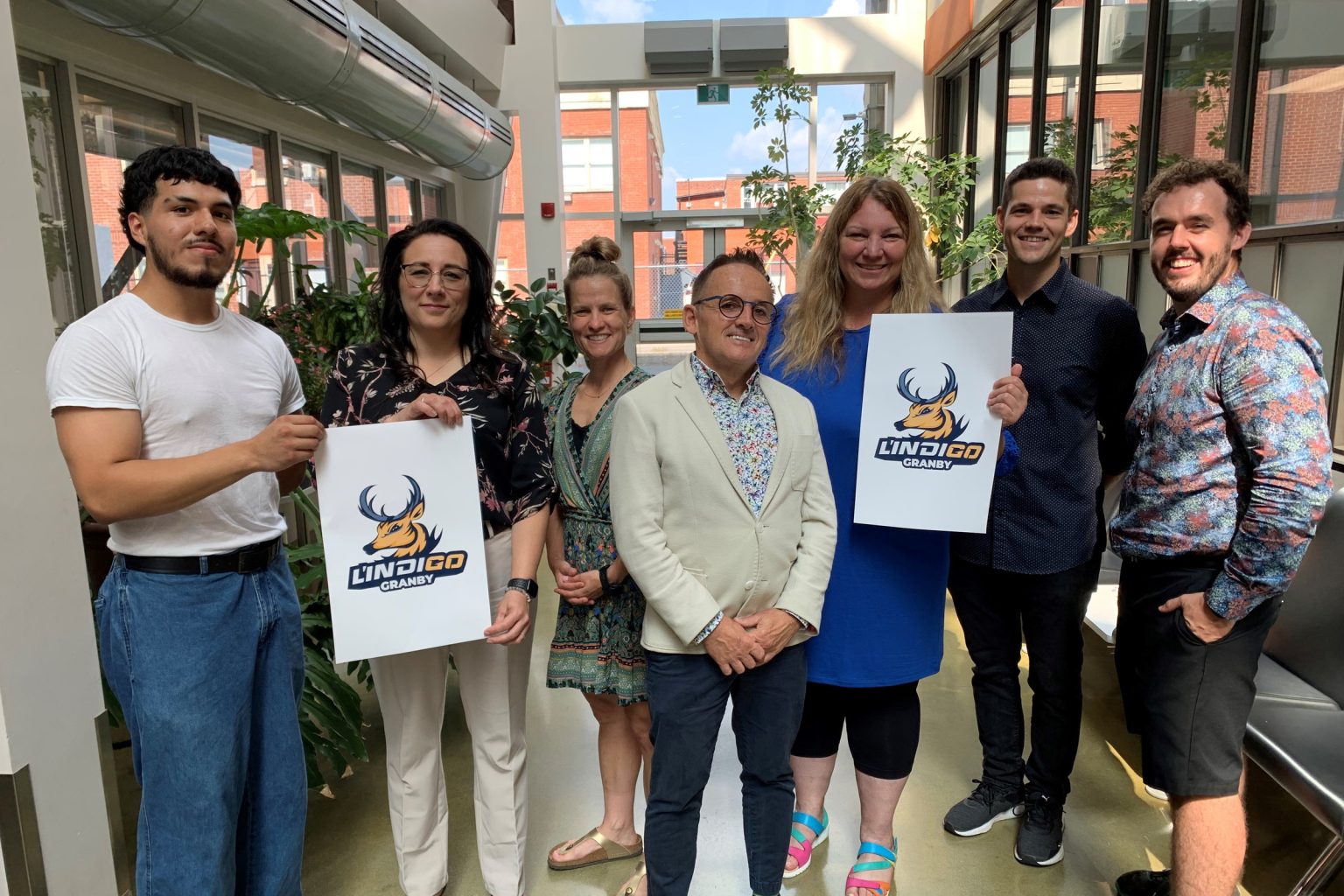 Le Cégep de Granby dévoile le logo de L'Indigo - Le Granby Express
