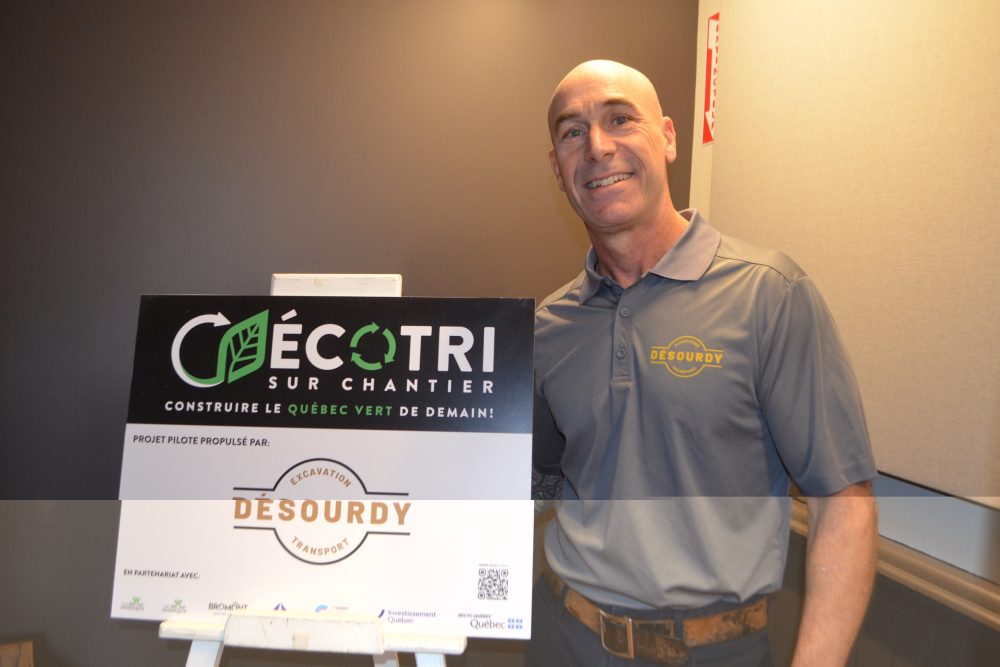 Écotri sur chantier: un projet pilote concluant - Le Granby Express