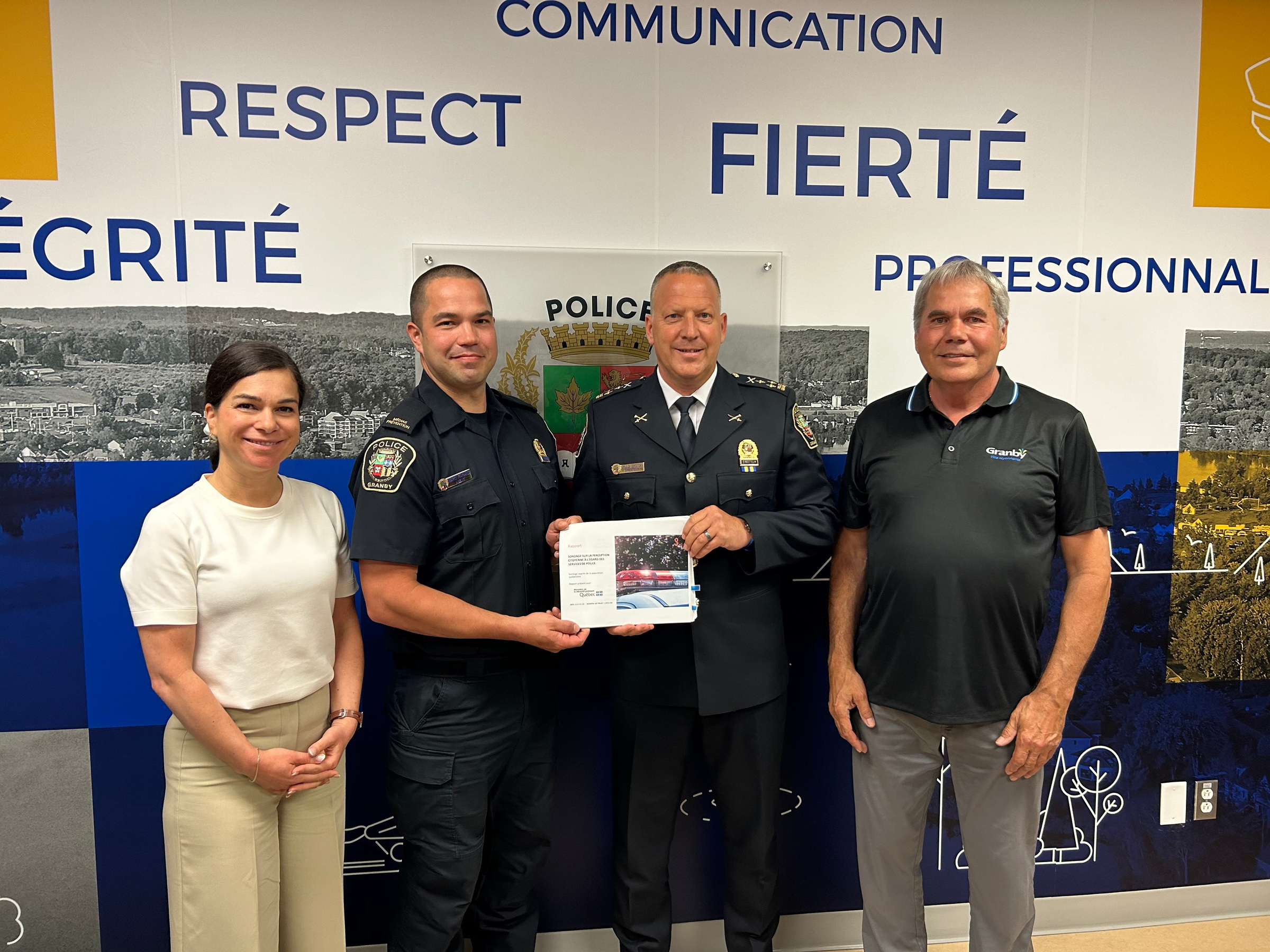Le Service de police de Granby est fier de son travail - Le Granby Express