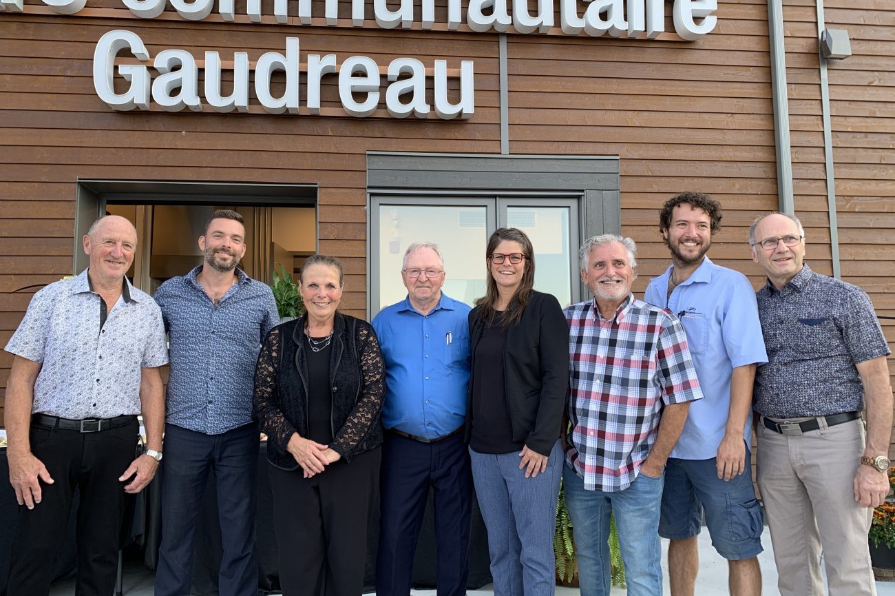 Inauguration du nouveau Centre communautaire Gaudreau à Saint-Alphonse ...