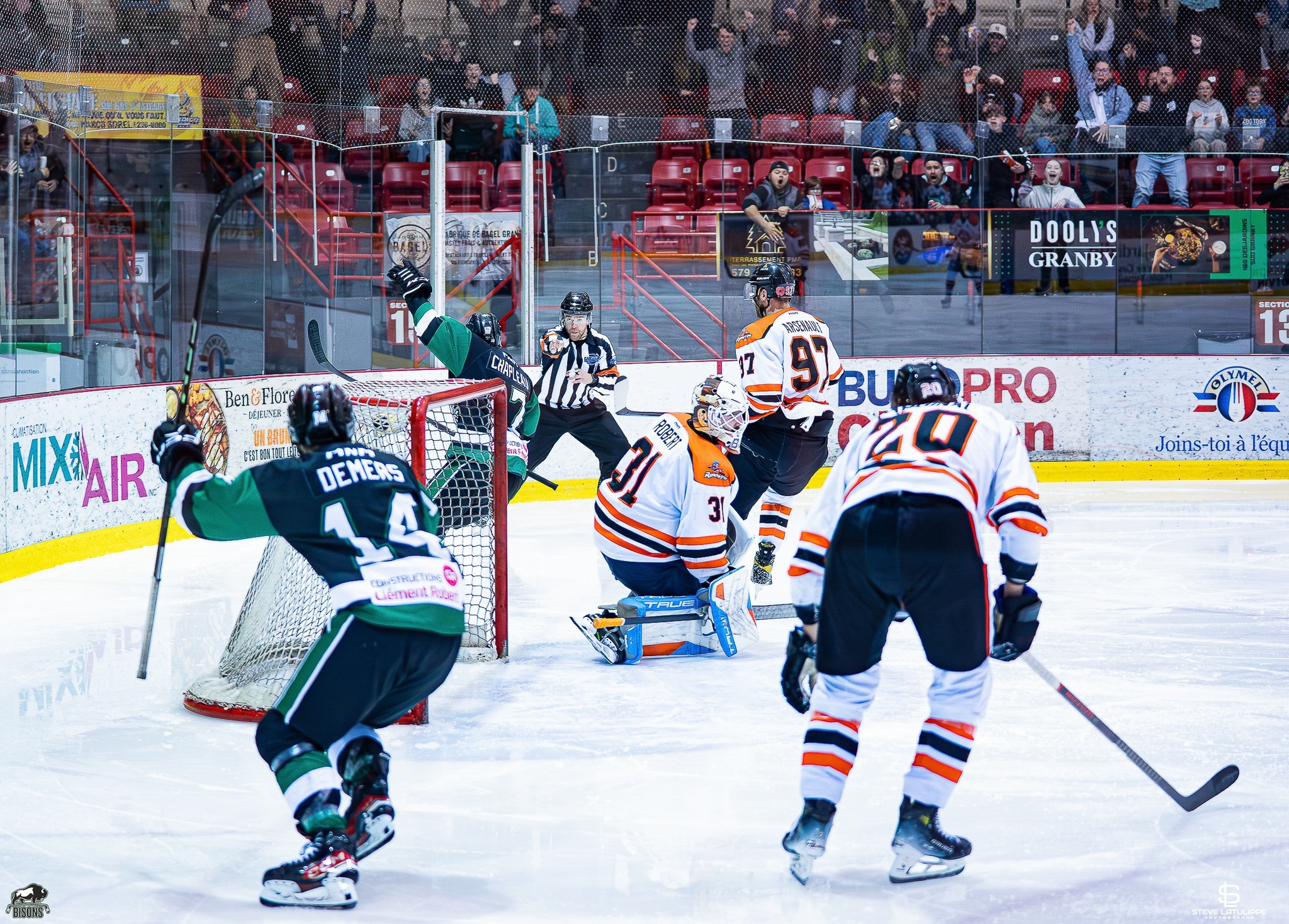 Vincent Chapleau offre la victoire aux Bisons en prolongation - Le ...